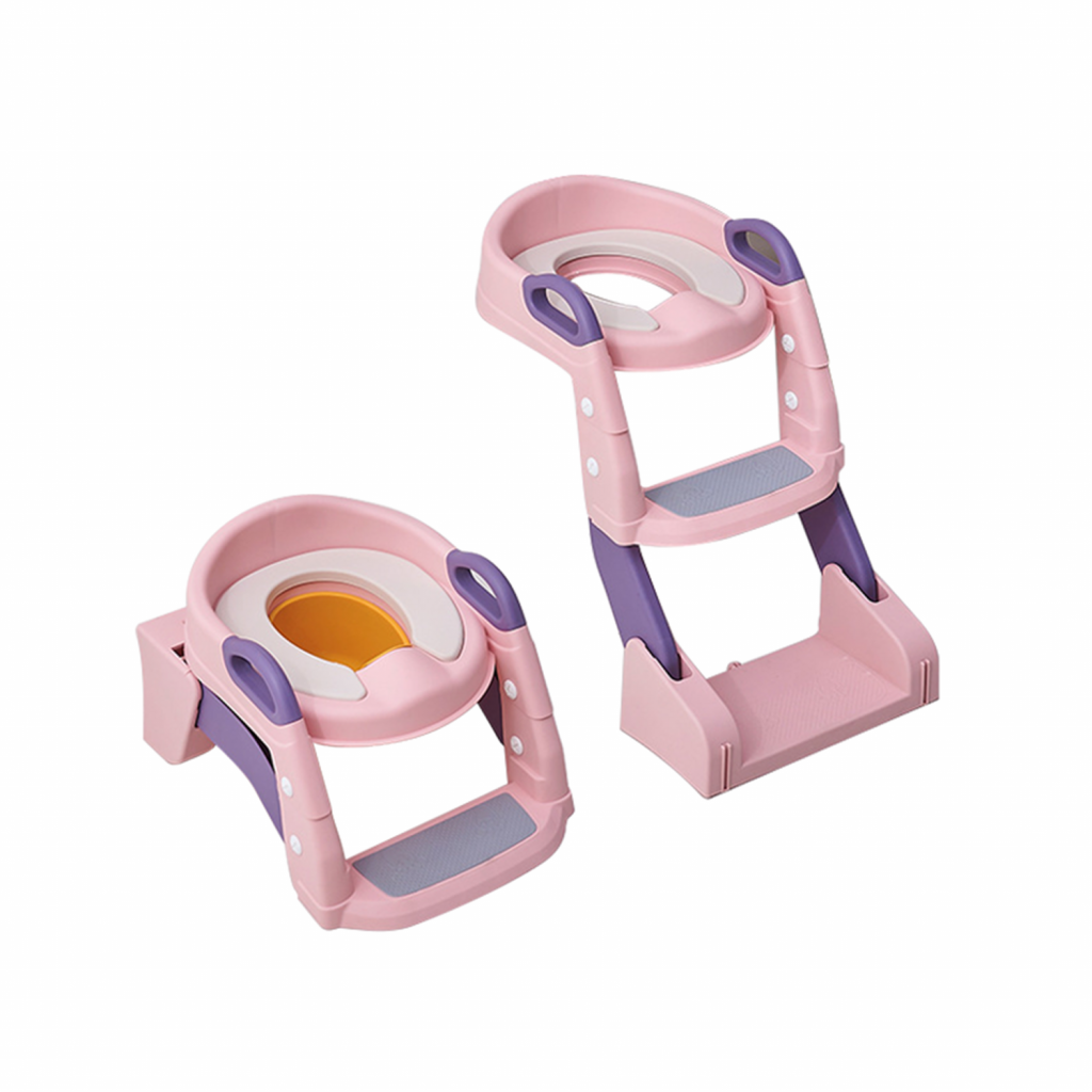 Réducteur toilette innovant - Pot Bébé - Rose - Joyeuse Planet